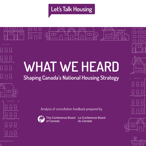 What We Heard: Shaping Canada's National Housing Strategy