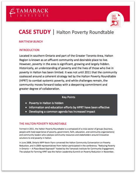 CASE STUDY | Halton Poverty Roundtable