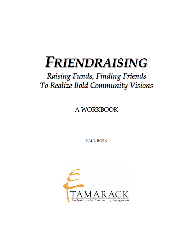 TOOL | Friendraising Workbook