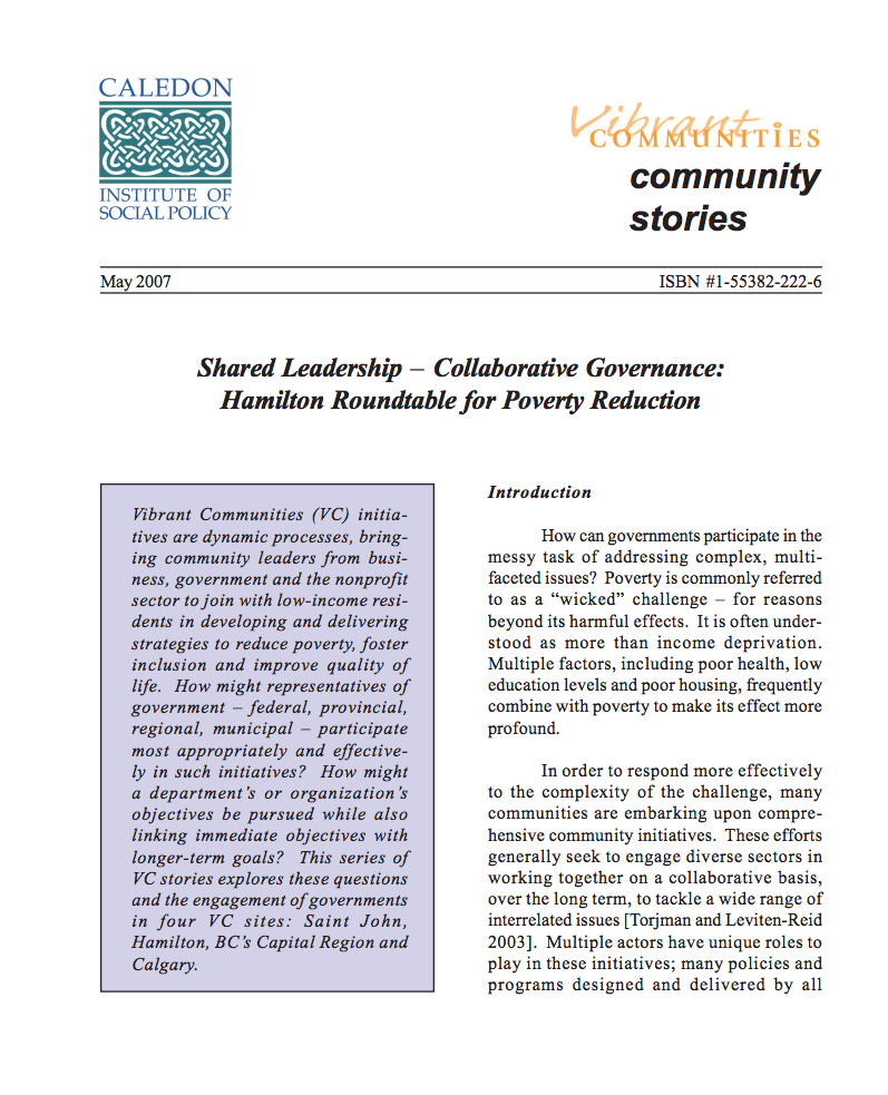 PAPER | Shared Leadership - Collaborative Governance
