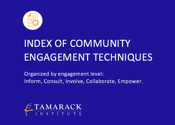 TOOL | Index of Community Engagement Techniques