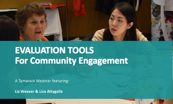 WEBINAR | Evaluation Tools for Community Engagement