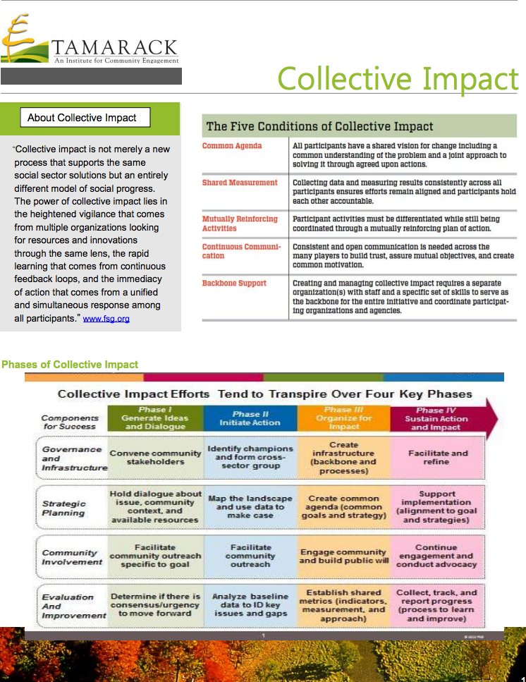 ARTICLE | Resource at a Glance: Collective Impact