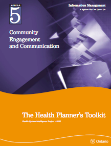 TOOL | The Health Planner's Toolkit
