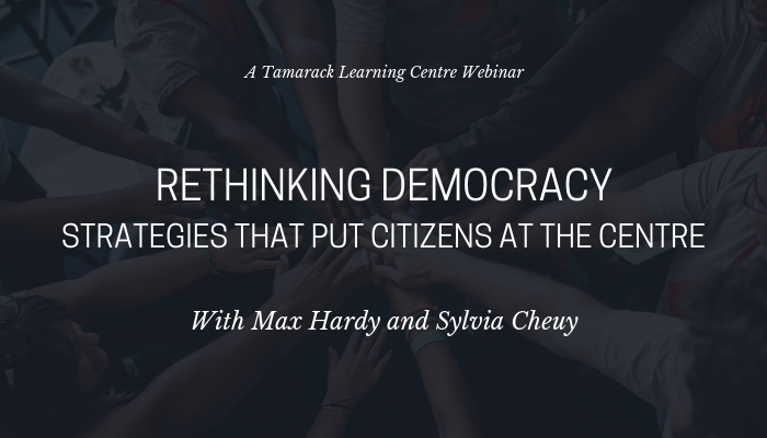 WEBINAR | Rethinking Democracy: Strategies That Put Citizens at the Centre